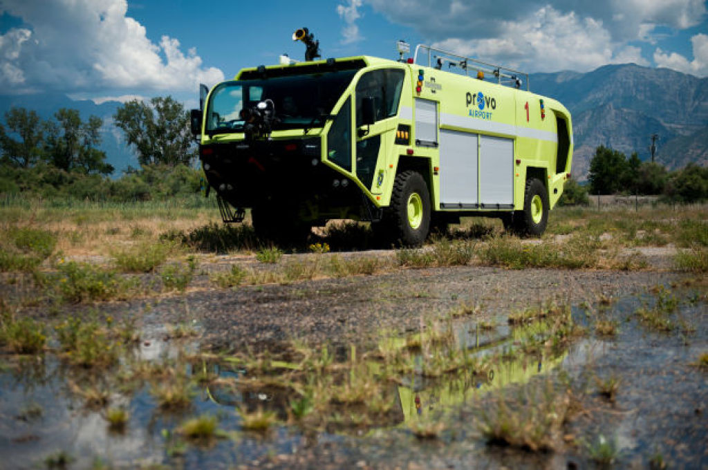 Test driving Provo Airport’s Striker fire truck | News, Sports, Jobs ...